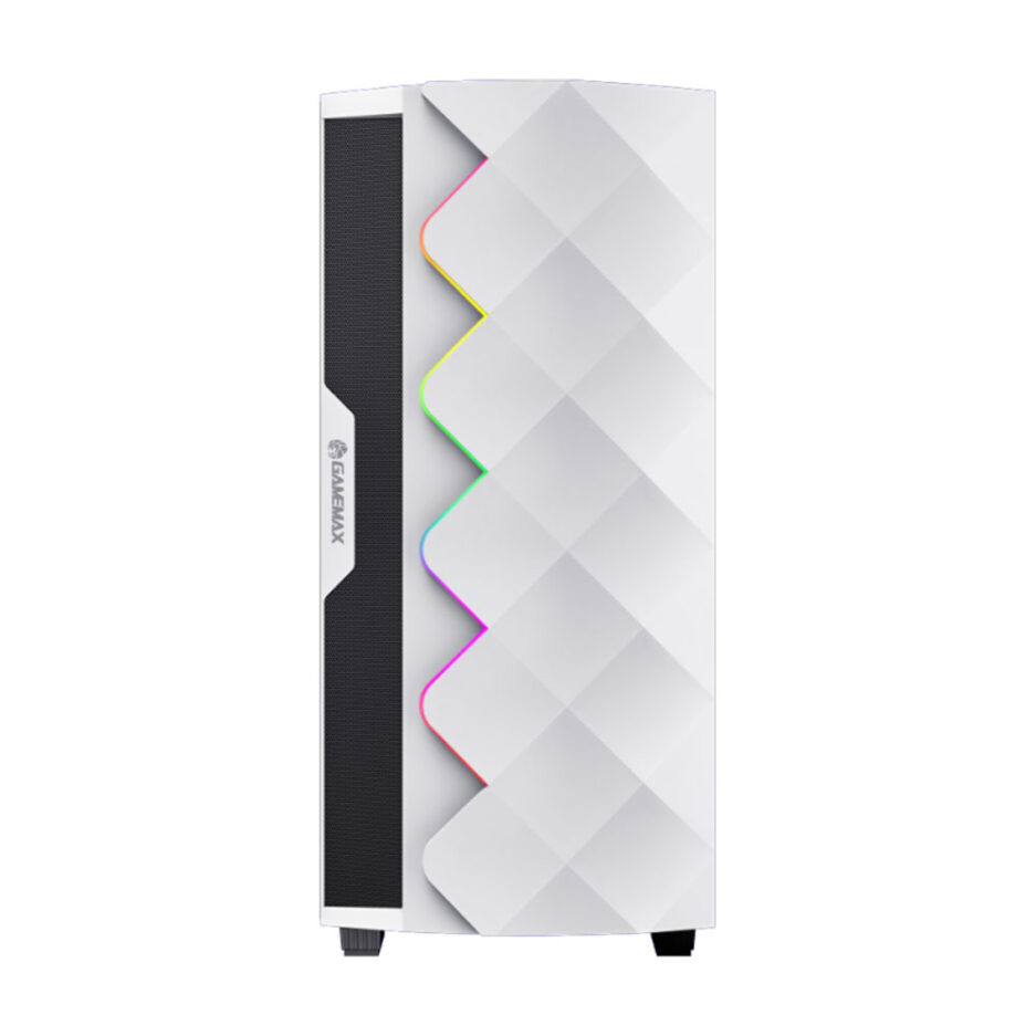 CASE GAMEMAX DIAMOND ATX COLOR WHITE - Compumundo Store