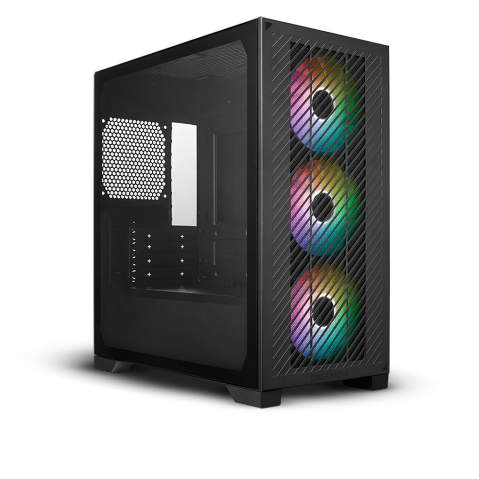 CASE COOLERMASTER ELITE 301 MICRO ATX COLOR BLACK - Compumundo Store