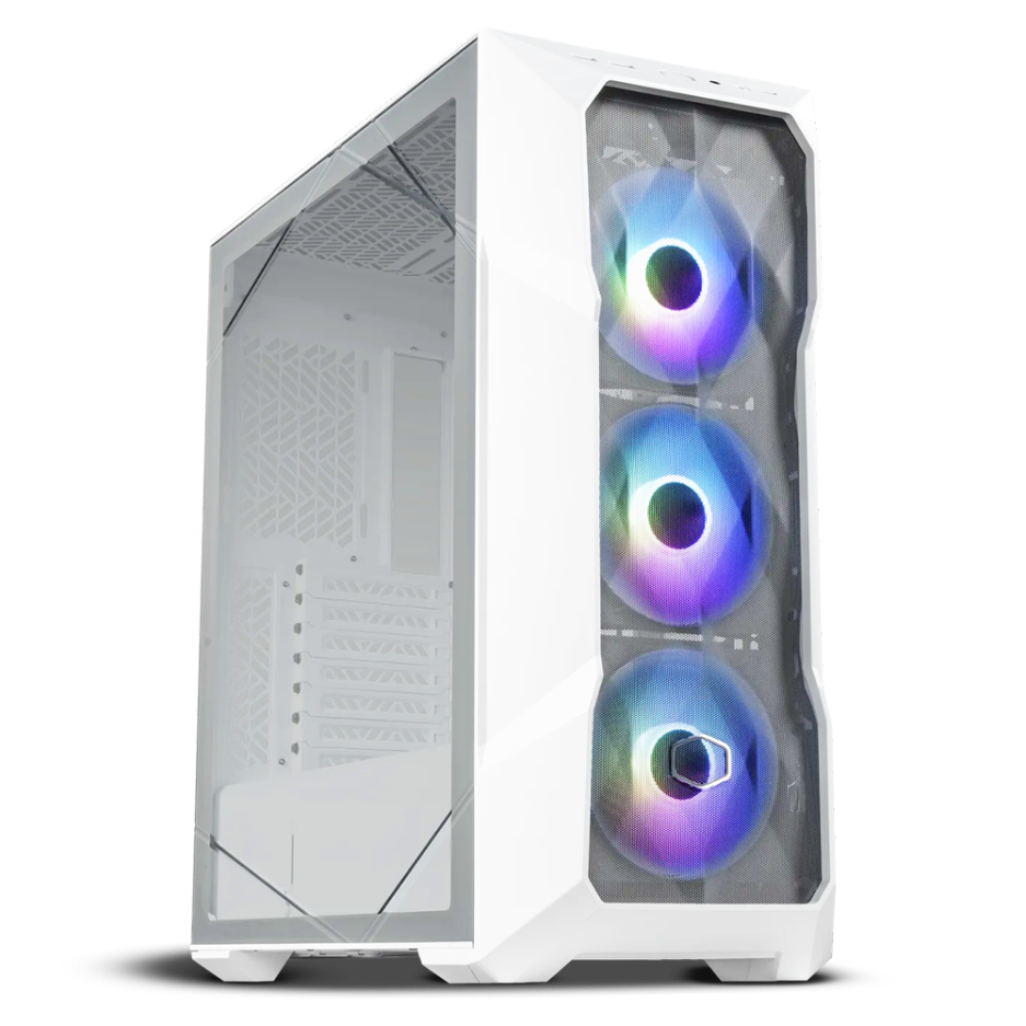 CASE COOLERMASTER TD500 MESH V2 E-ATX COLOR WHITE - Compumundo Store
